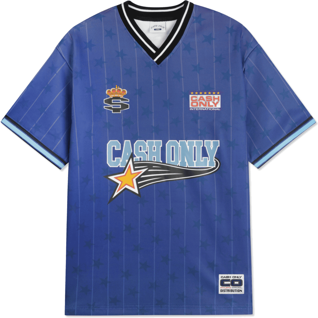 Shop cash only tee shirt jersey downtown (navy) online | AMIGOS Skateshop