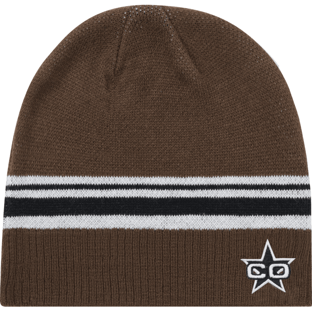 Shop cash only beanie star skully (brown) online | AMIGOS SKATESHOP